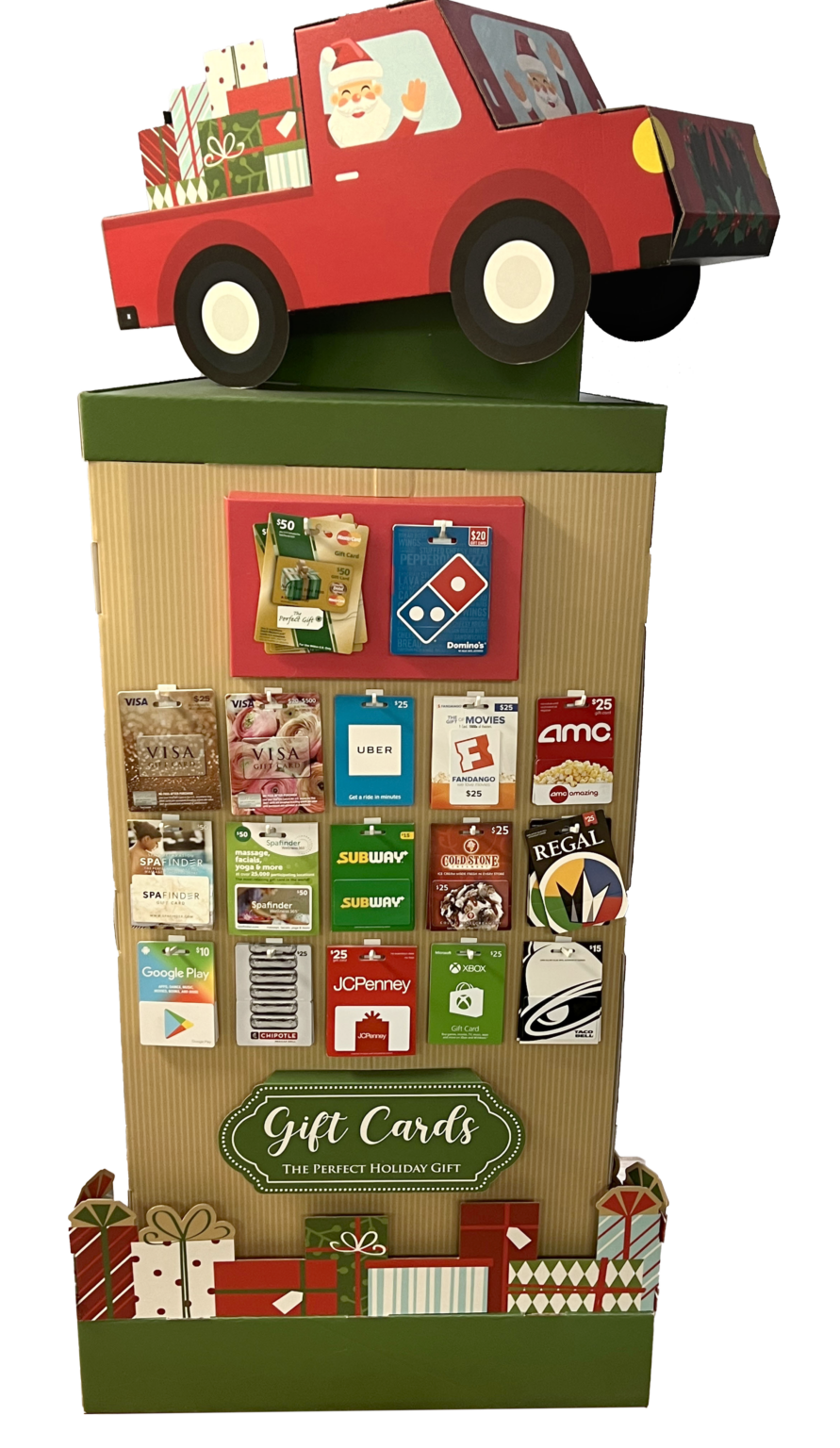 Creating Successful Gift Card Displays | Calitho Printing Packaging Bay ...